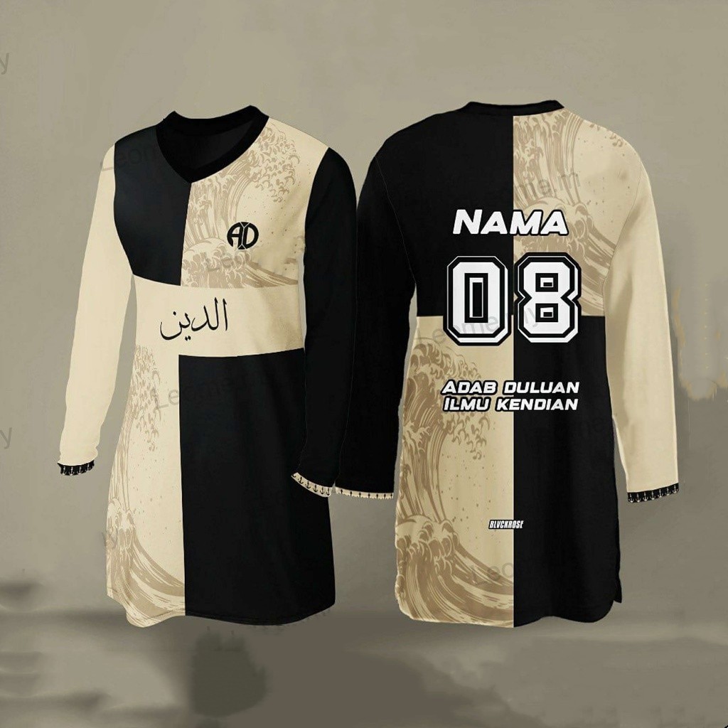Baju Muslimah Labuh Couple Set Blvckrose Apparel Baju Jersey Muslimah ...