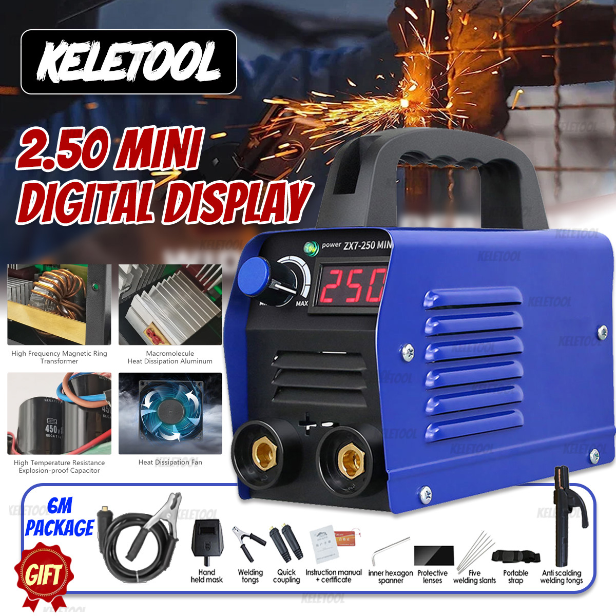 Welding set Welding Machine ZX7-250 20-250A MMA Electric Arc Welder ...