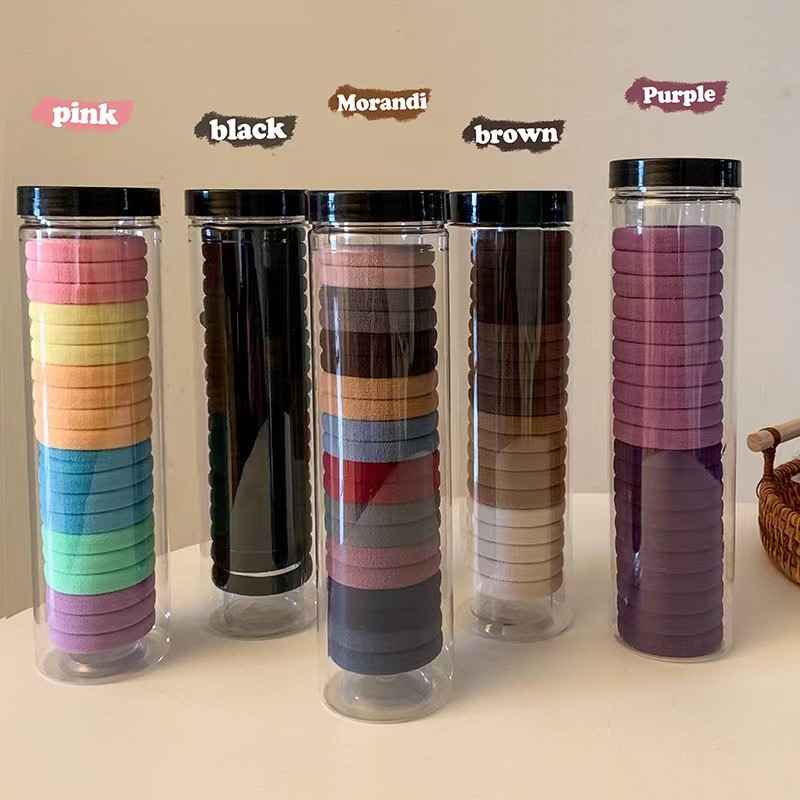 20pcs/box Hair Ties New Fashion Hair Elastic Rubber Band Hair Band For ...