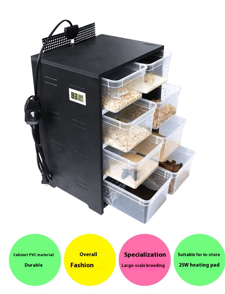 Reptile Box Climbing Pet Cabinet Climbing Pet Box PVC Insulation Box ...