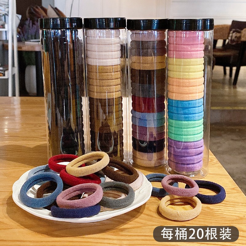 20pcs/box Hair Ties New Fashion Hair Elastic Rubber Band Hair Band For ...