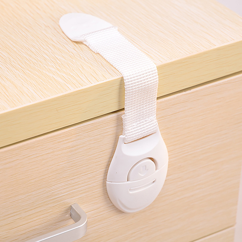 1pc Drawer Protective lock Childproof Straps Lock Adjustable Baby Kid ...