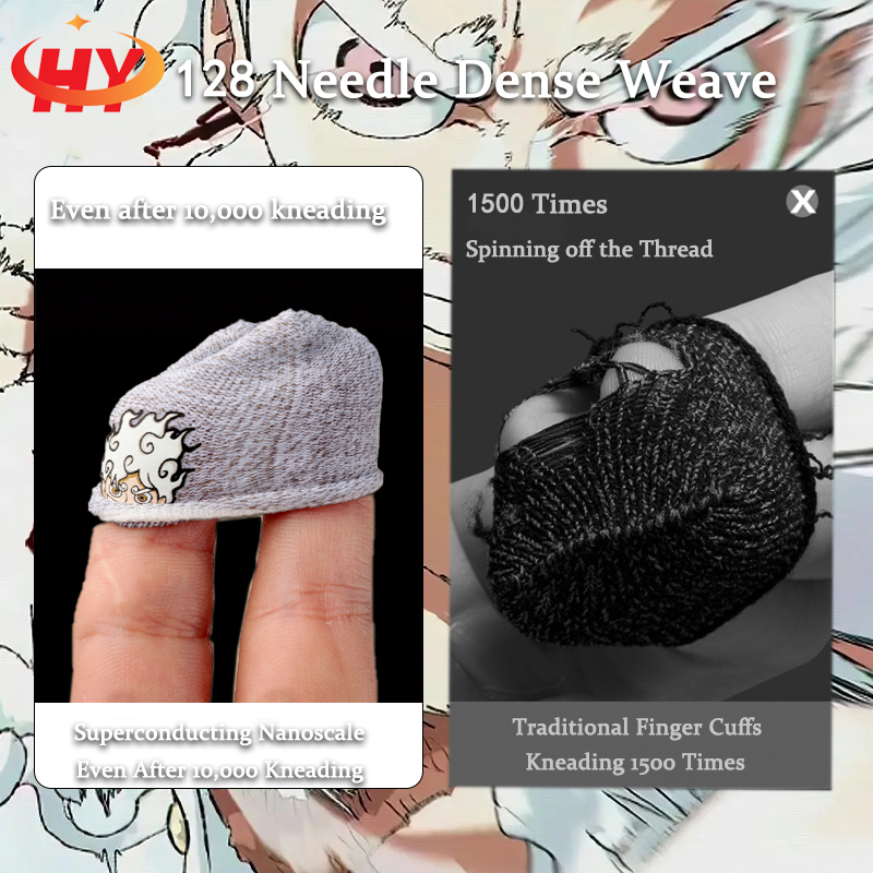 【Ship Within 24 Hours】HY One Piece 【Luffy】Gaming Finger Sleeve gloves ...