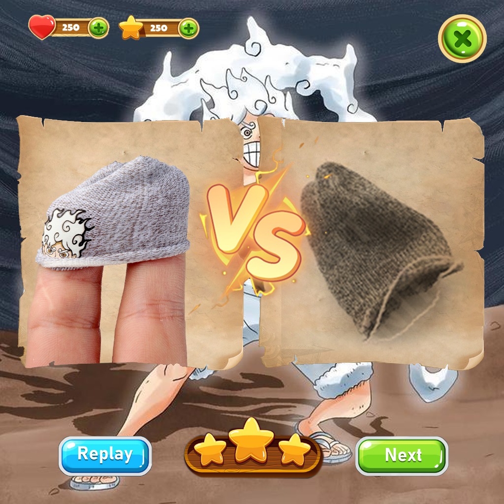 【Ship Within 24 Hours】HY One Piece 【Luffy】Gaming Finger Sleeve gloves ...