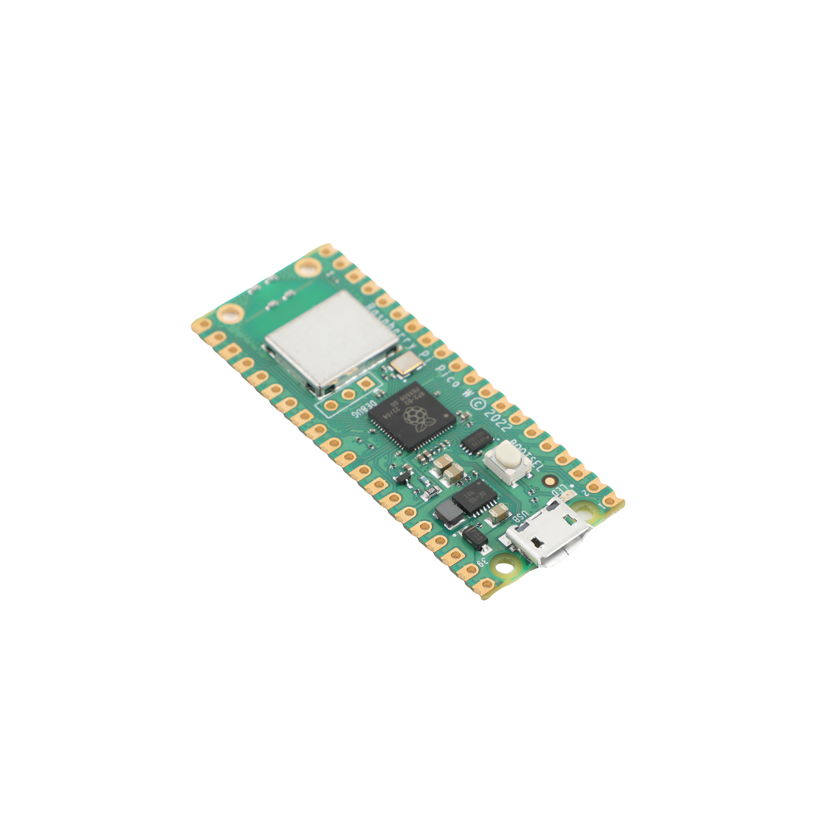 Original Raspberry Pi Pico W Armv6-M Dual-core Arm Cortex-M0+ Bluetooth 5.2 WiFi Micro Demo ...