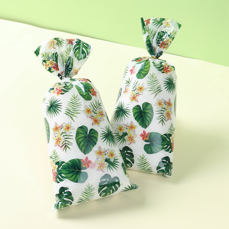 25/50PCS Hawaiian Theme Party Loot Bag Flamingo Turtle Leaves Candy ...