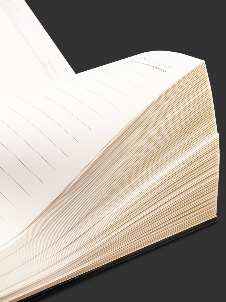 1 A6 soft leather notebook, suitable for university student supplies ...