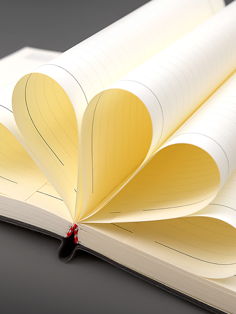 1 A6 soft leather notebook, suitable for university student supplies ...