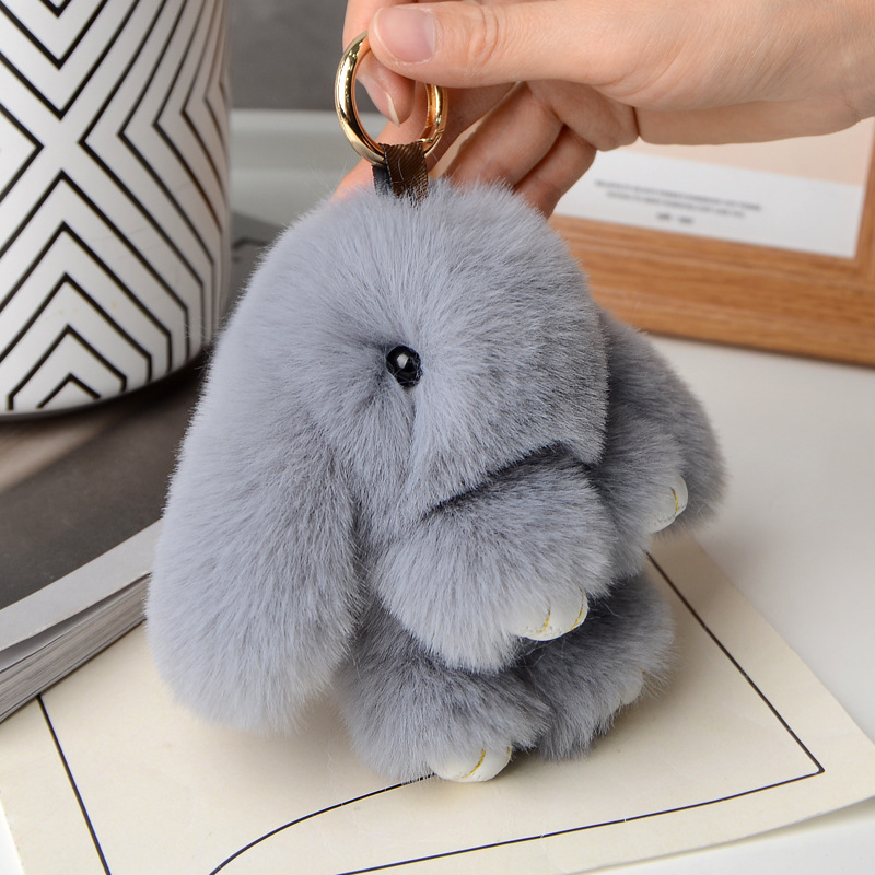 1pc Imitation Cute and Cute Rabbit Plush Rabbit Pendant Bag Pendant ...