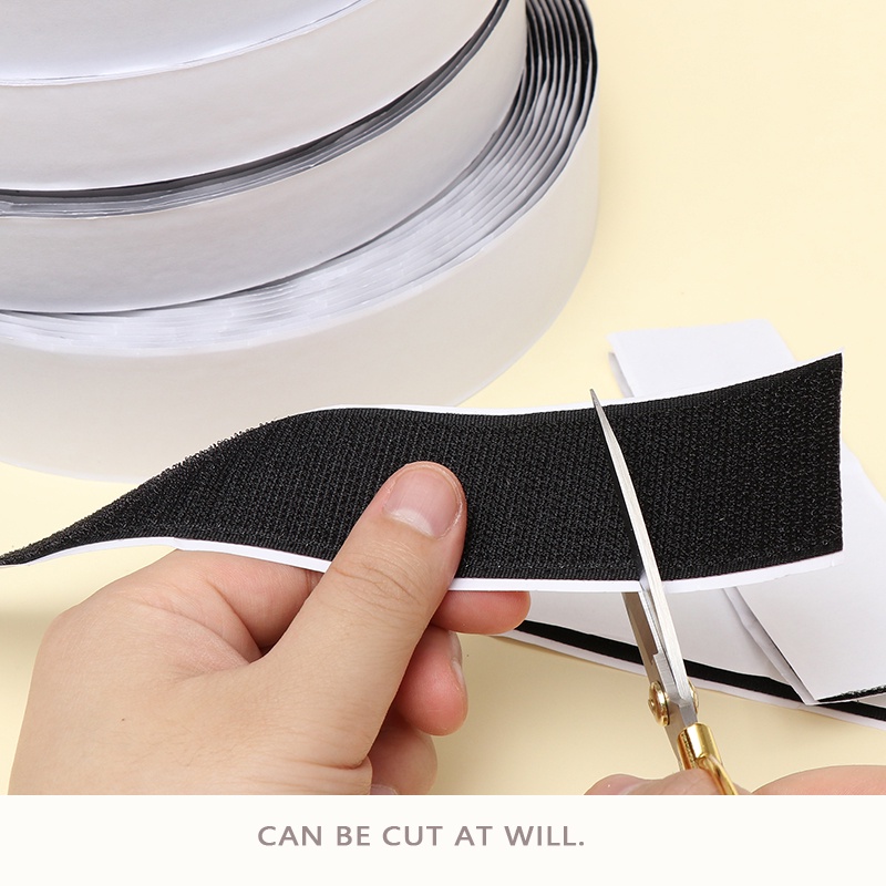 Back adhesive Velcro curtains with adhesive chains mother buckle ...