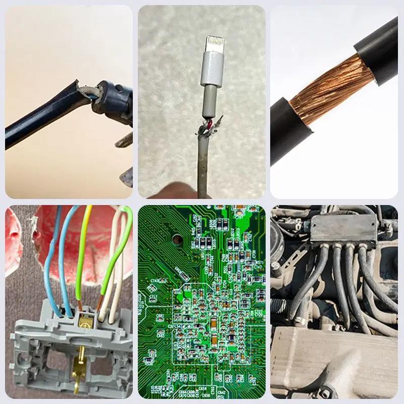 100/260ml Liquid Electrical Tape Insulating Tape Repair Rubber Electrical Wire Cable Coat Fix ...