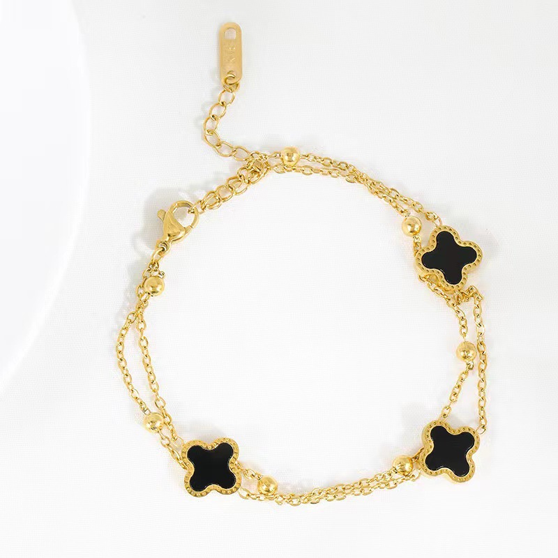 Korean Tianium Steel Anklet Simple Elegant Jewelry for Women Does Not ...