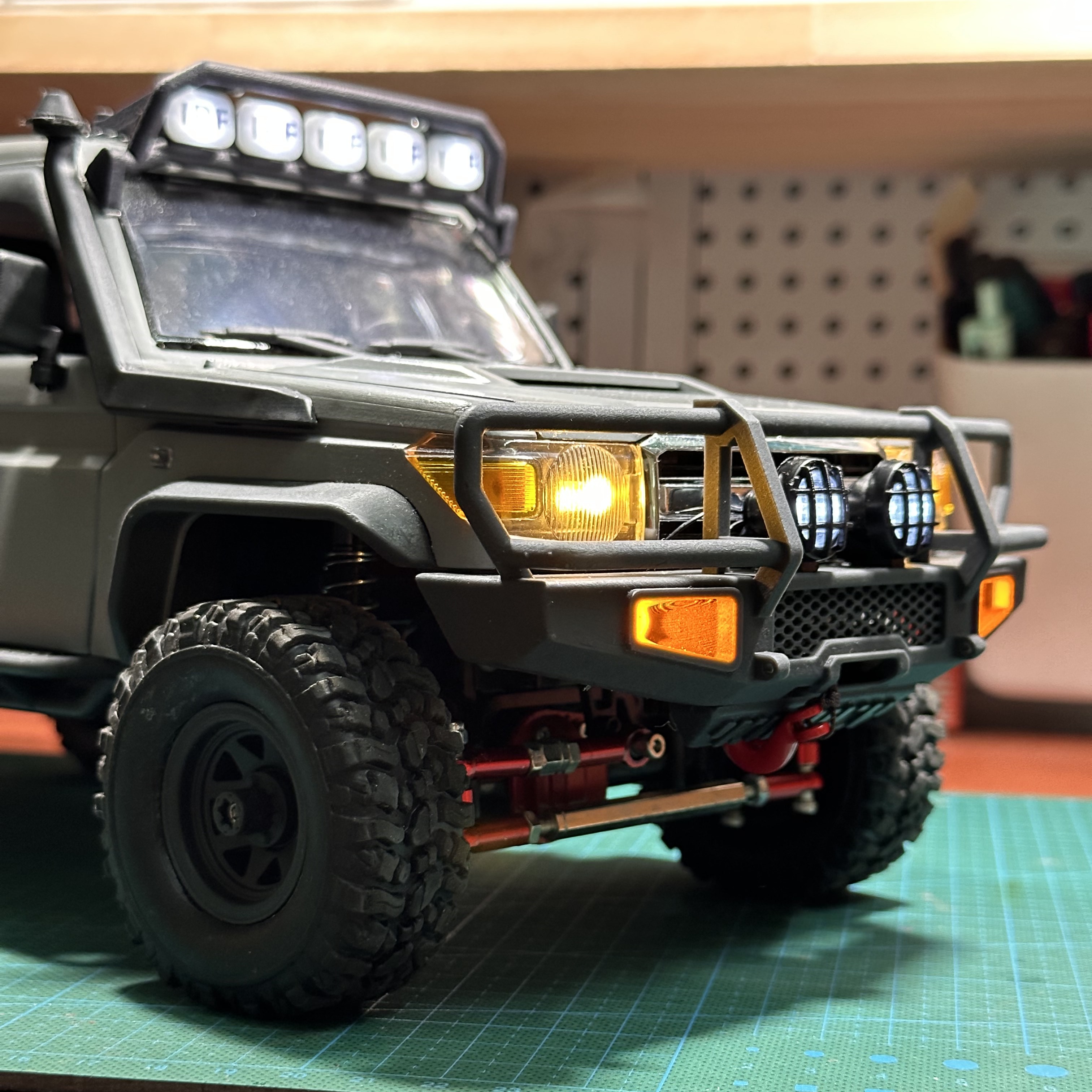 KOShobby ARB style modified front bumper for MNRC MN82 upgrade 3D ...