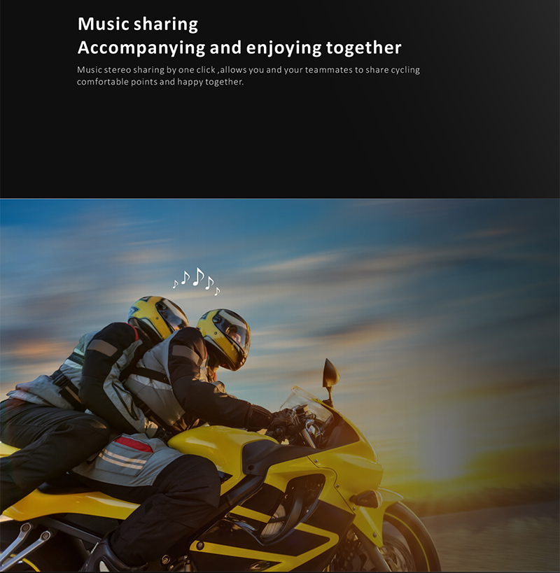 Maxto M6S Motorcycle Mesh Intercom Group 8 Riders 1KM Automatically Re-connect Bluetooth 5.0 ...