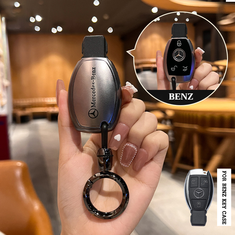 Mercedes-Benz 3 Buttons Car Remote Key Case For Mercedes-Benz A C E S ...