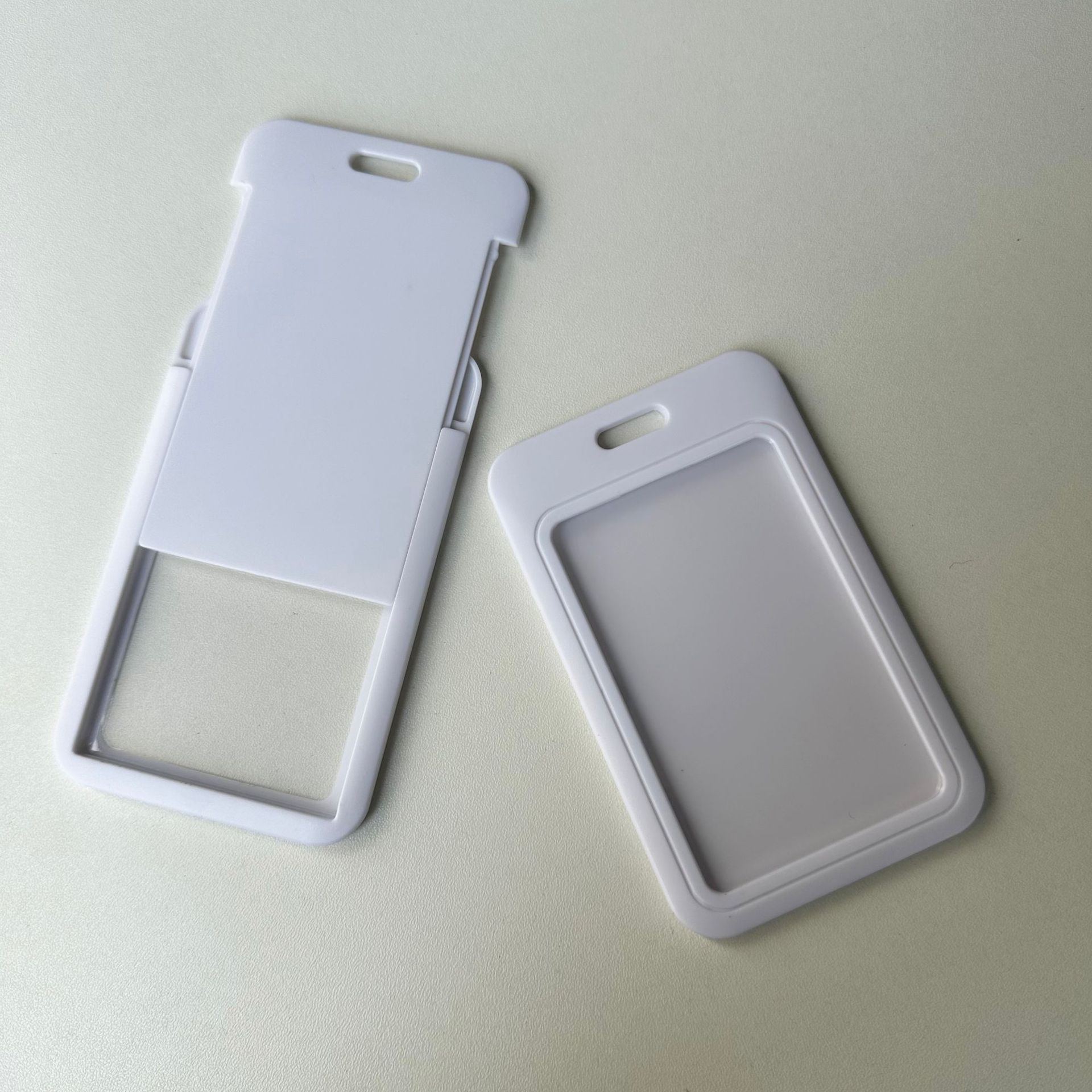 *READY STOCK AT MALAYSIA*Sliding Card Holder Plastic Protective Card ...