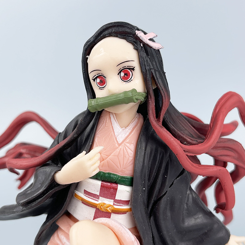 15cm Nezuko Kamado Exploding Blood Ver Demon Slayer Figure Collectible ...