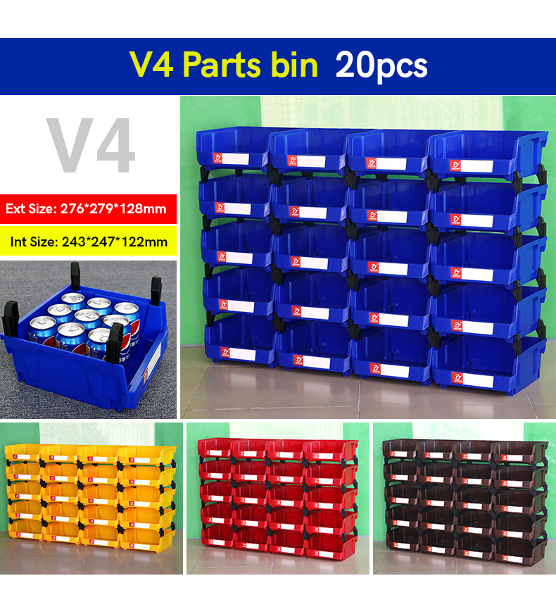 V SERIES PARTS BIN ONE CARTON PACK | Warehouse Wallpeg Spare Part ...