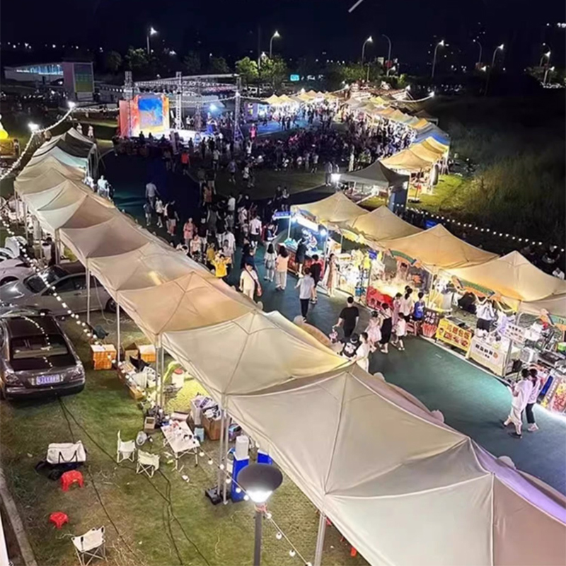 10x10 Ft Roof Night Market Canopy Camping Tent Khemah Canopy Frame 8x8 ...