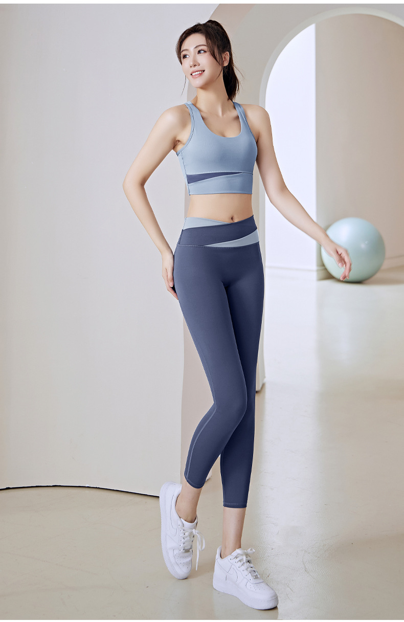 Flyblue Workout Clothes Gym Yoga Set Sport Wear Women Sport Bra ...