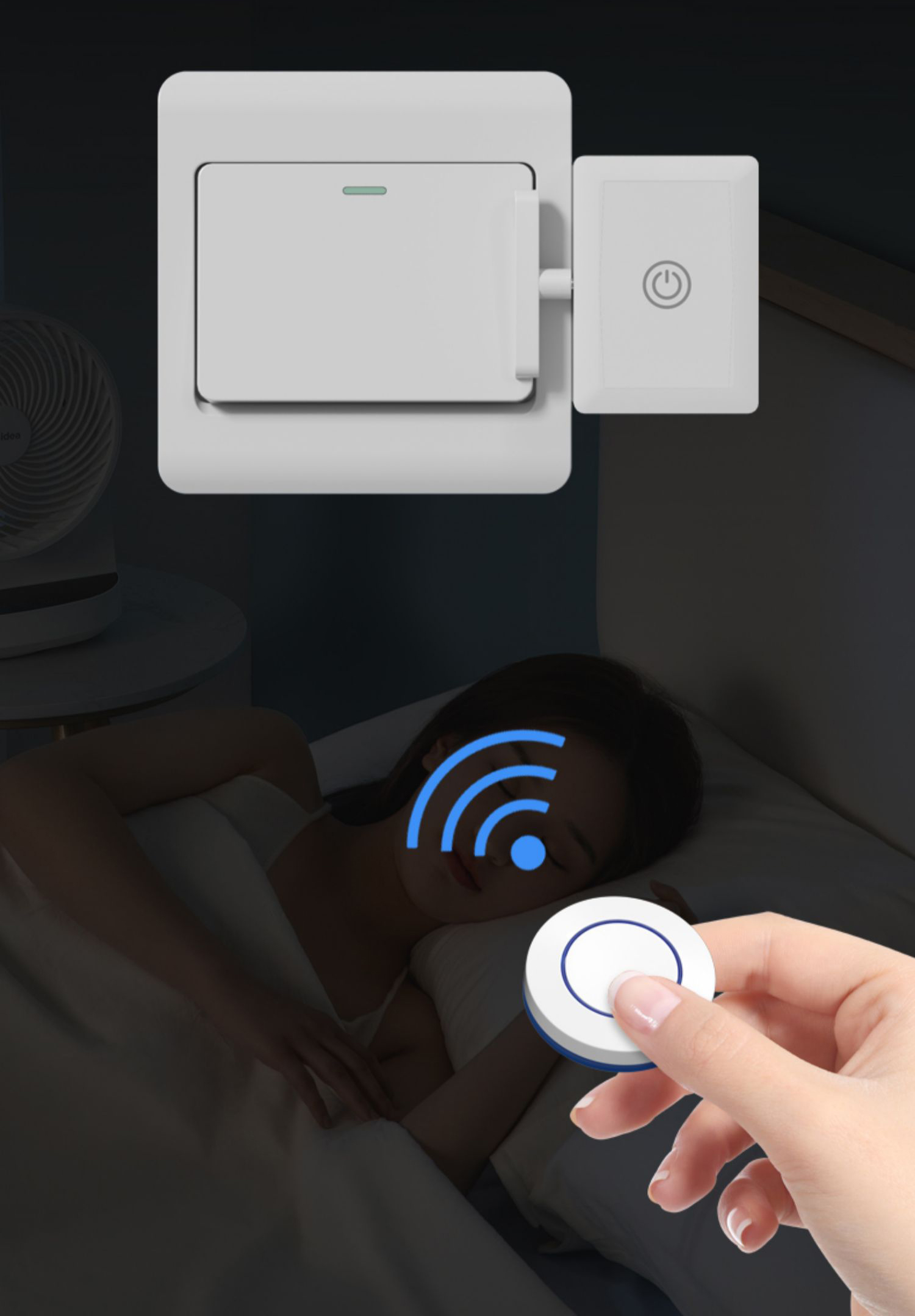 Self-Adhesive Smart Button Pusher Wireless Remote Control Turn off ...