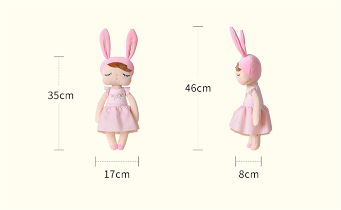 Metoo Angela Pastoral Rabbit Princess Plush Hug Doll,Kid Birthday Gifts ...