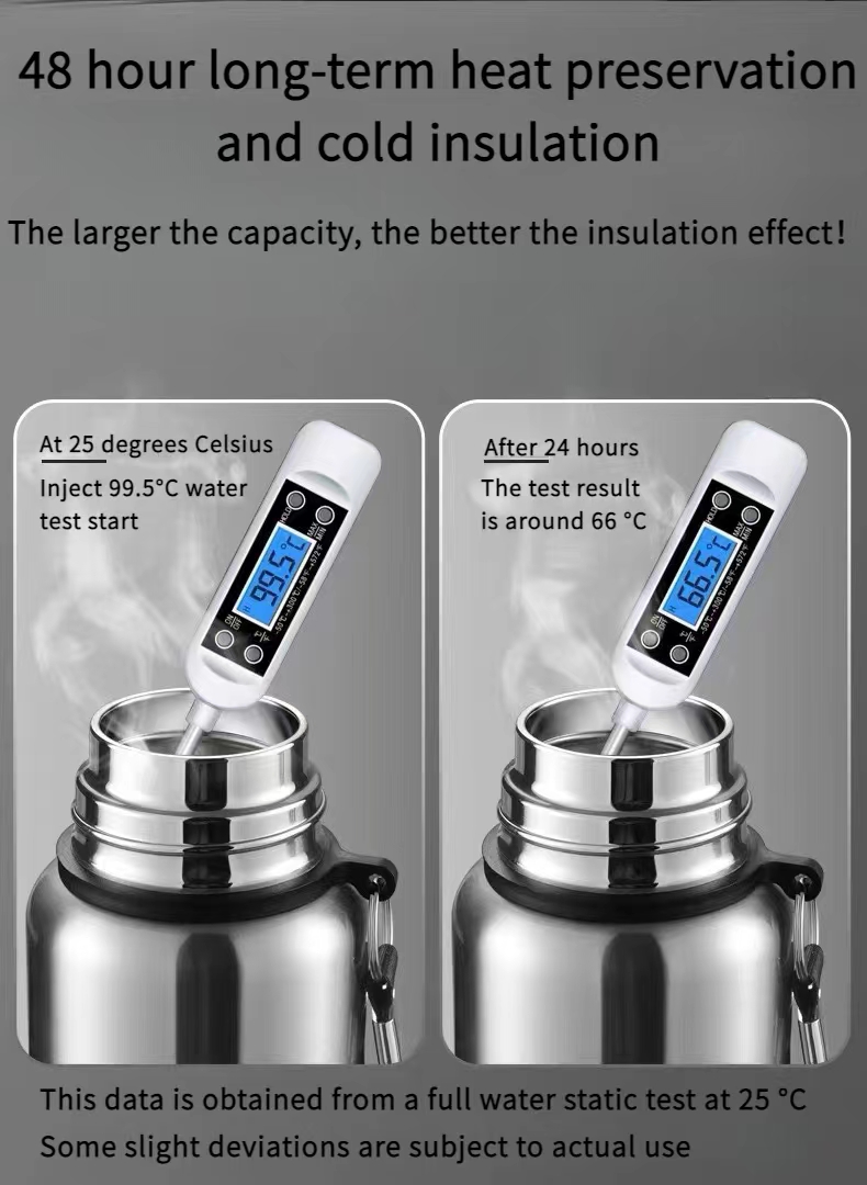 【ALLEN】Thermos Bottle 600ml-2000ml All-steel 316 stainless steel Vacuum double-layer Thermos ...