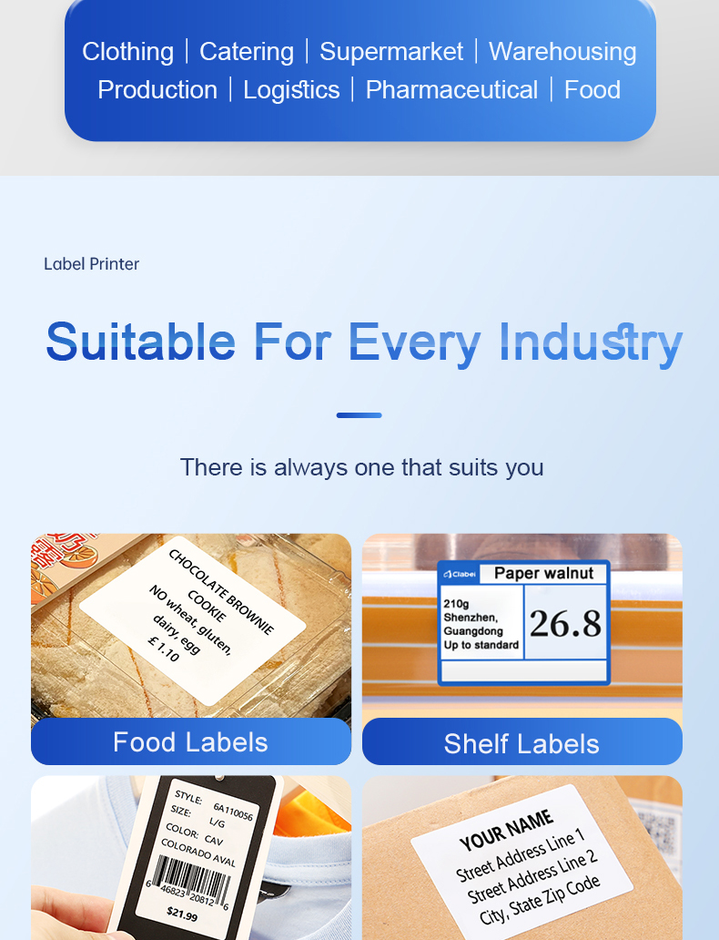 CLABEL 221D/321D Barcode Printer, Thermal Printer, Label Printer ...