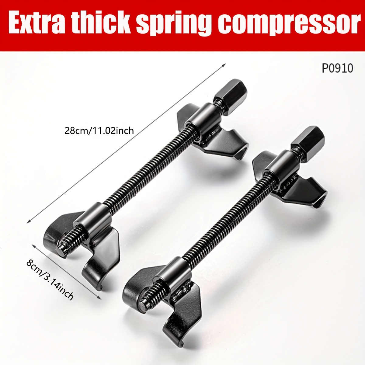 A Pair 38CM/28CM(14.96inch/11.02inch) Spring Compressor, Strut Spring ...