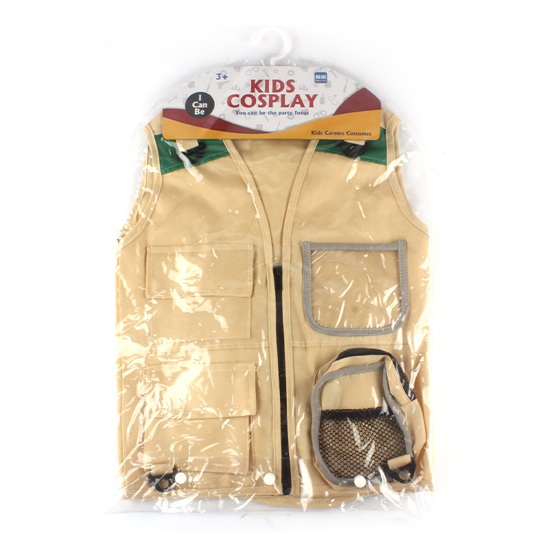 Kids Explorer Costume Nature Adventures Suit Cargo Vest and Hat ...