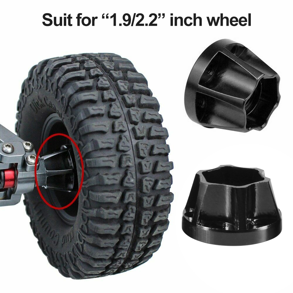 9IMOD Wheel Hex Hubs Extension Combiner for Tamiya CC01 D90 Axial SCX10 ...