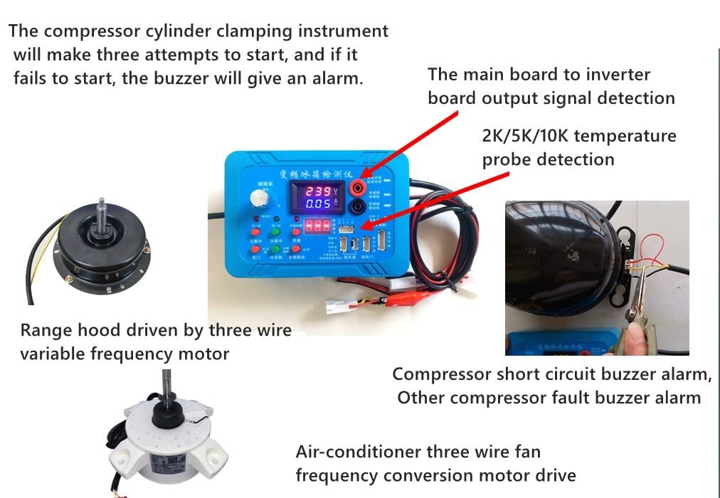 ⭐⭐⭐Inverter Refrigerator Testing Instrument Tester Compressor Inverter ...