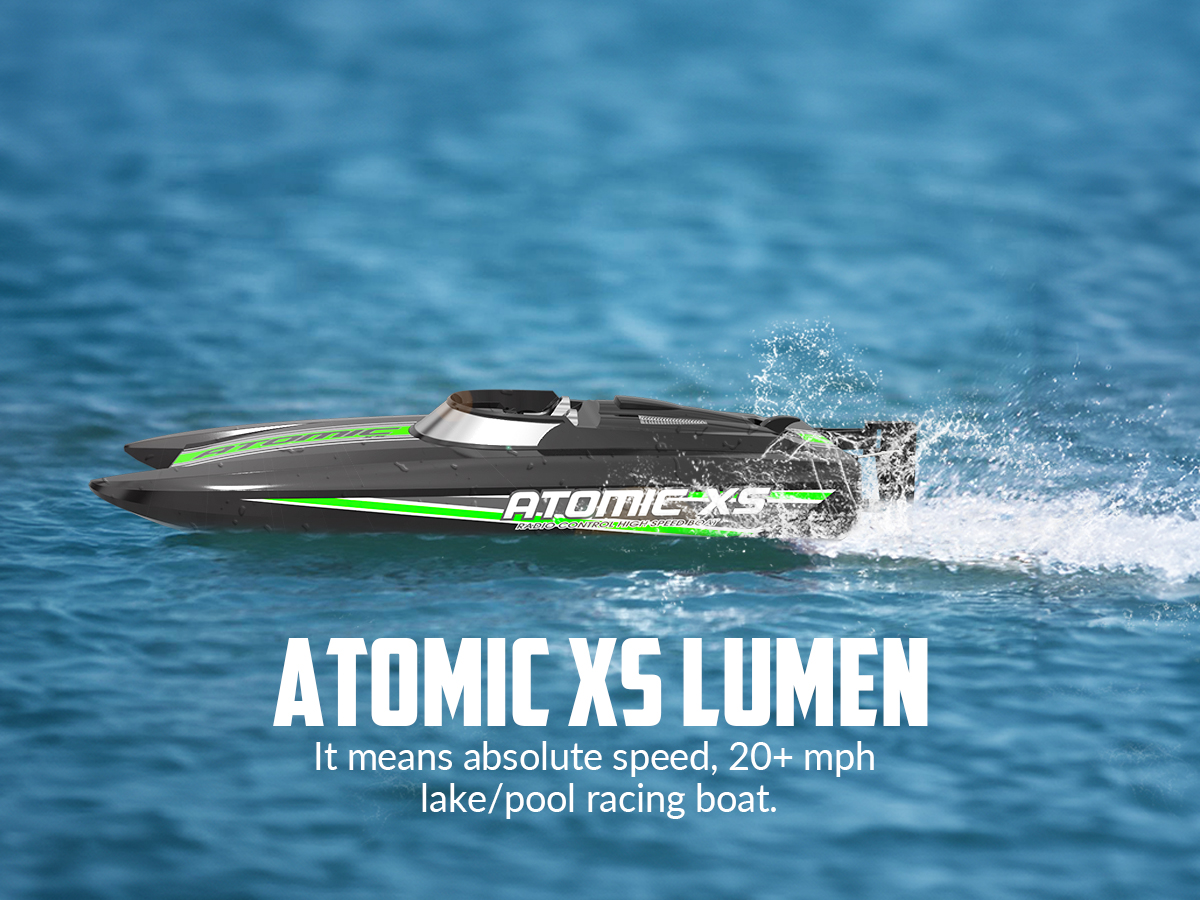 Volantex RC Racing Boat Atomic XS / Vector Racing High Speed 2.4Ghz 32 ...
