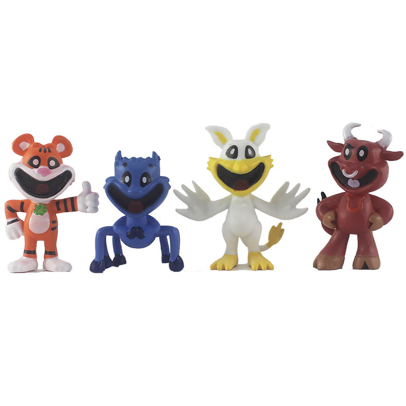 8Pcs/Set Smiling Critters Horror Game Action Figure Toy Anime Kawaii ...