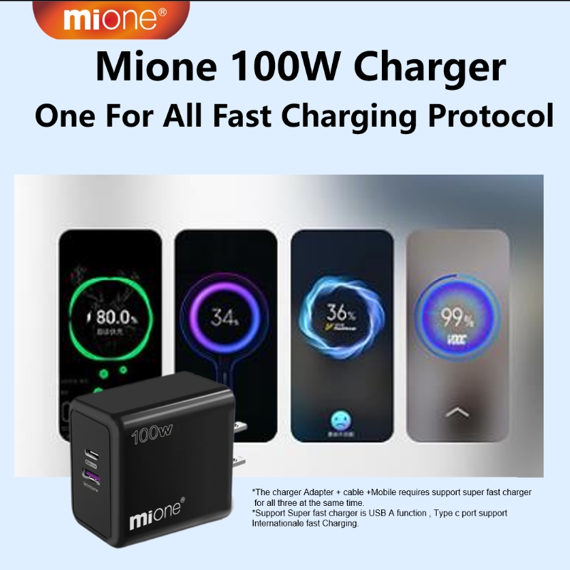 Mione Travel Adapter Fast Charger USB Type C Adaptor USB C For IP 13 14 ...