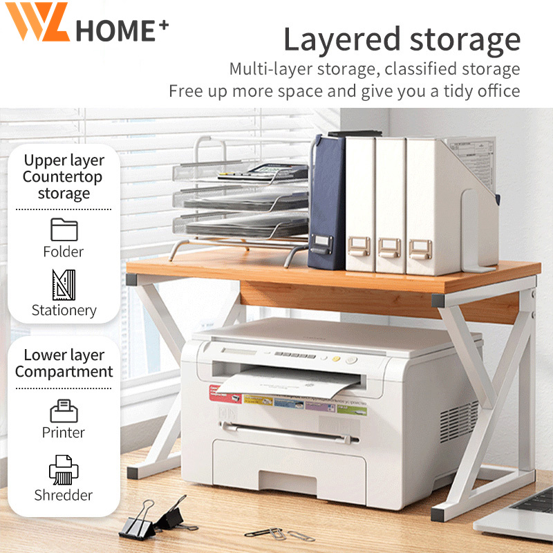 Printer Rack Multi-Layer Printer Shelf Document Rack Modern Office Rack ...