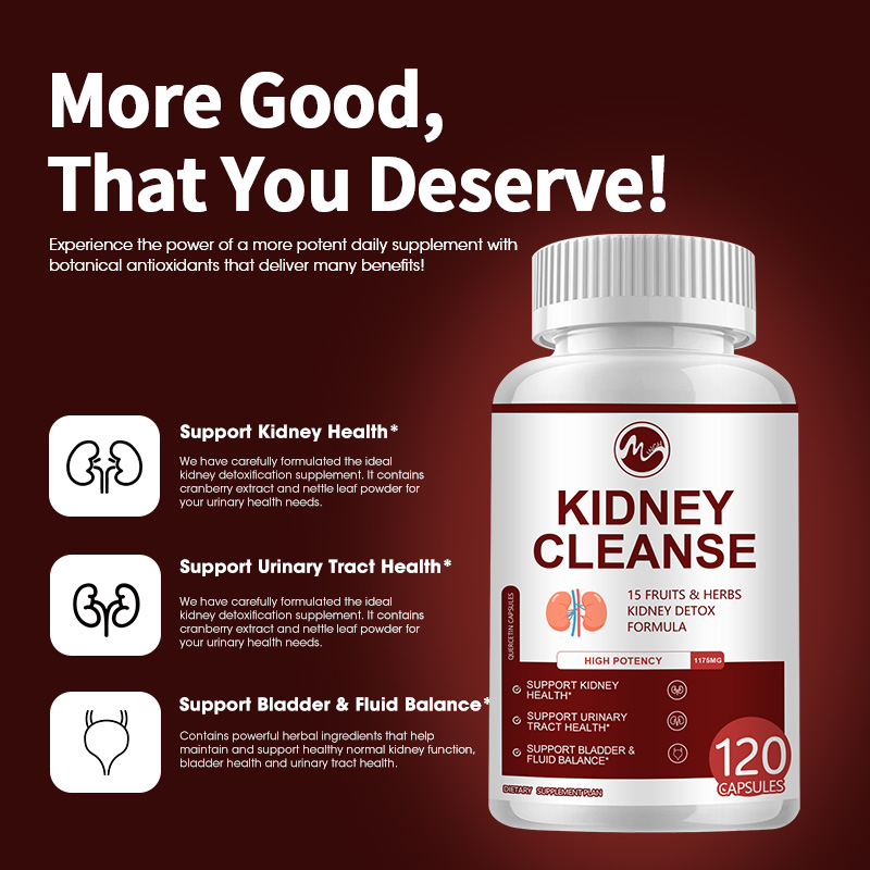 Minch Kidney Cleanse Capsules Support Kidney Health Urinary Tract ...