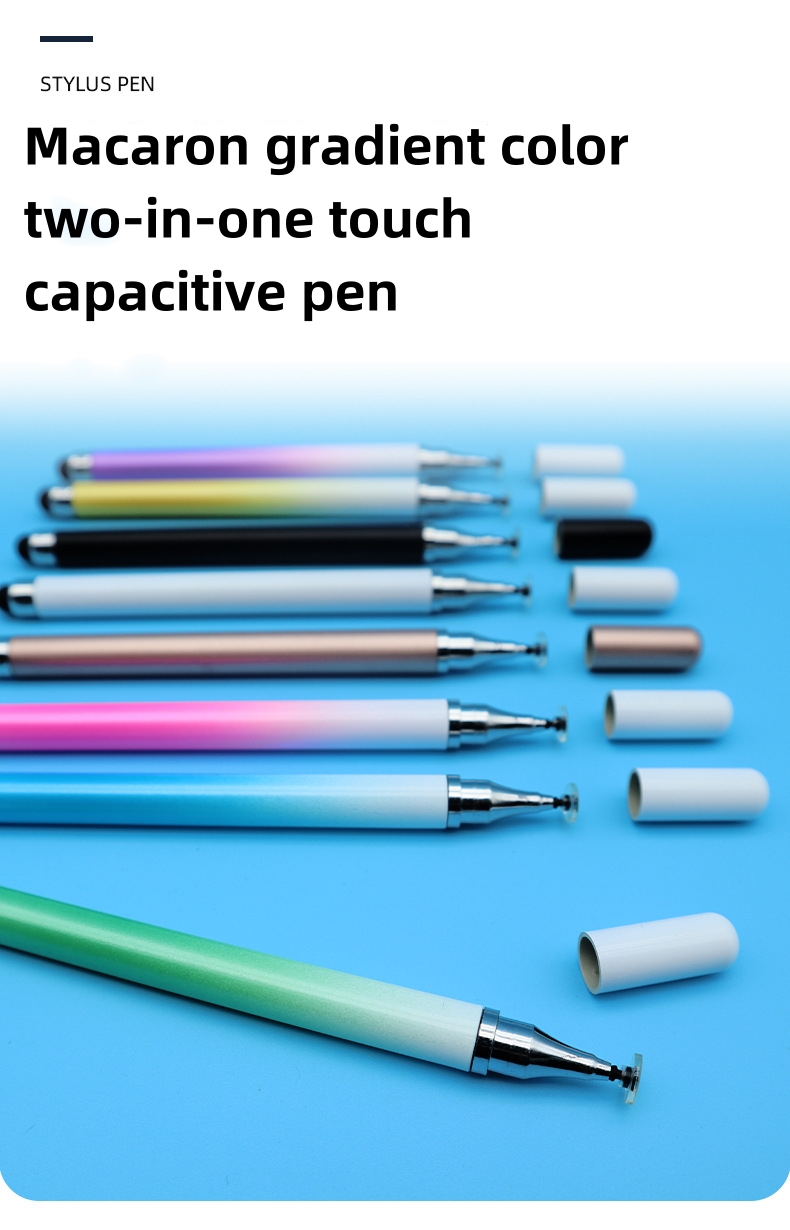 Colorful No-Charge Stylus Pencil: 2-in-1 Pen for Drawing & Writing on ...