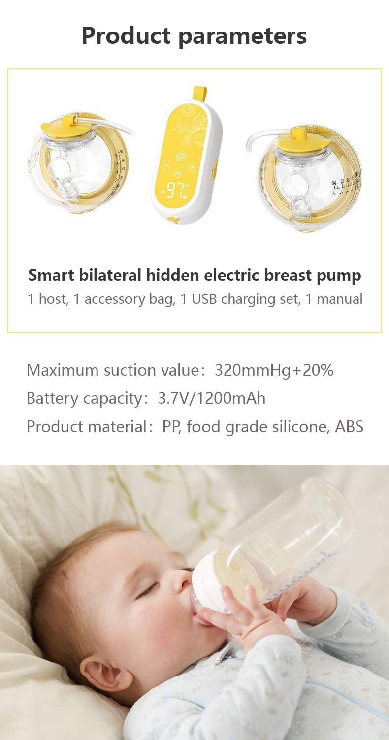 【FAST DELIVERY】Electric Breast Pump Handsfree Wearable LCD Screen Pump ...
