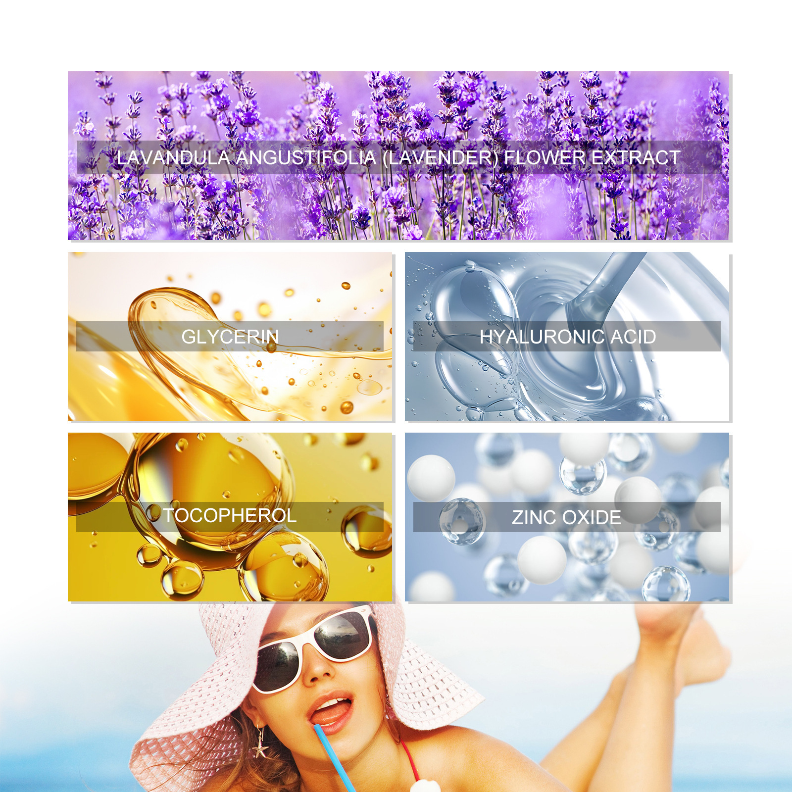 Eelhoe Hyaluronic Acid Sunscreen Brightens Skin Tone Moisturizing Non ...