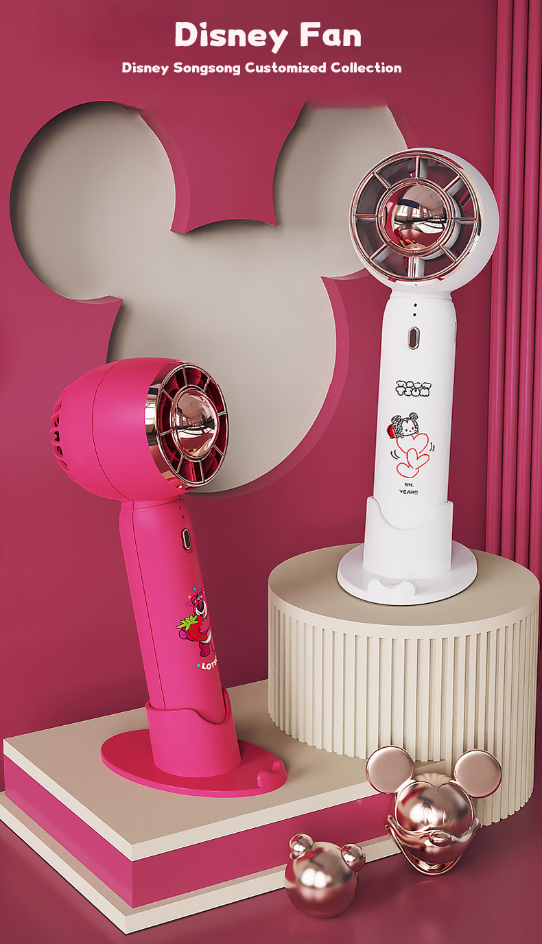 Disney FAN06 Series Handheld Fan Ssb Super Silent Desktop Home Portable ...
