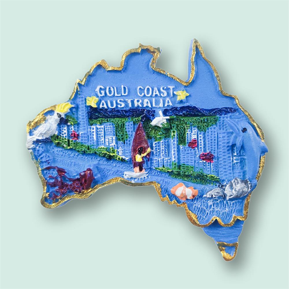 Creative Australia New Zealand Fridge Magnets Oceania Australia city ...