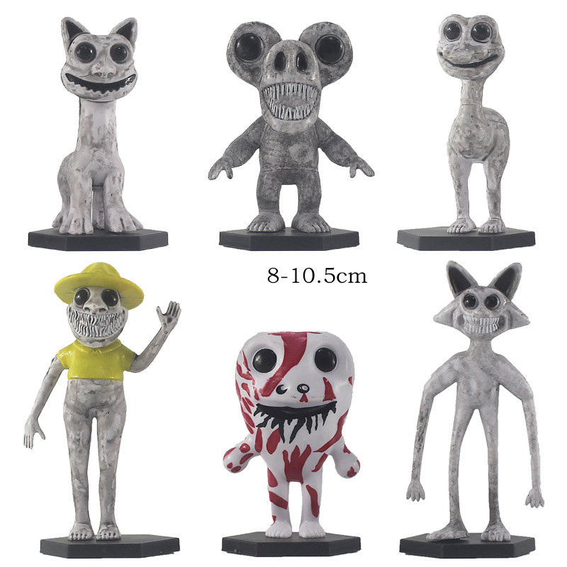 Horror Game Zoonomaly Figure Set Toys Anime Zoon Monster Zoo Guard Cat ...