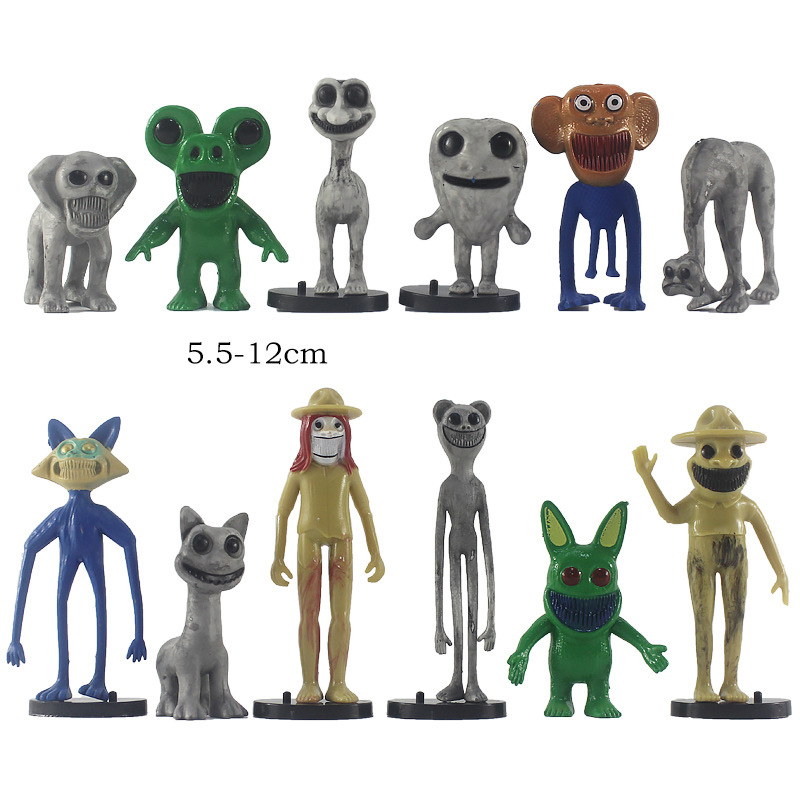 Horror Game Zoonomaly Figure Set Toys Anime Zoon Monster Zoo Guard Cat ...