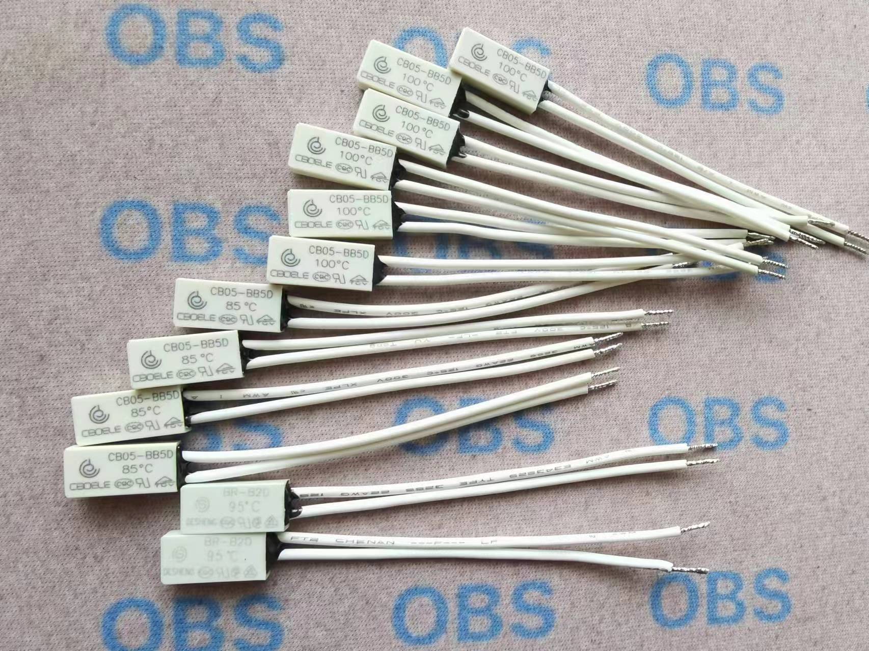 ((2 Pcs) BR-B2D 75℃-b Normally Closed 85℃-b Thermostat 50 Degree 60 ...