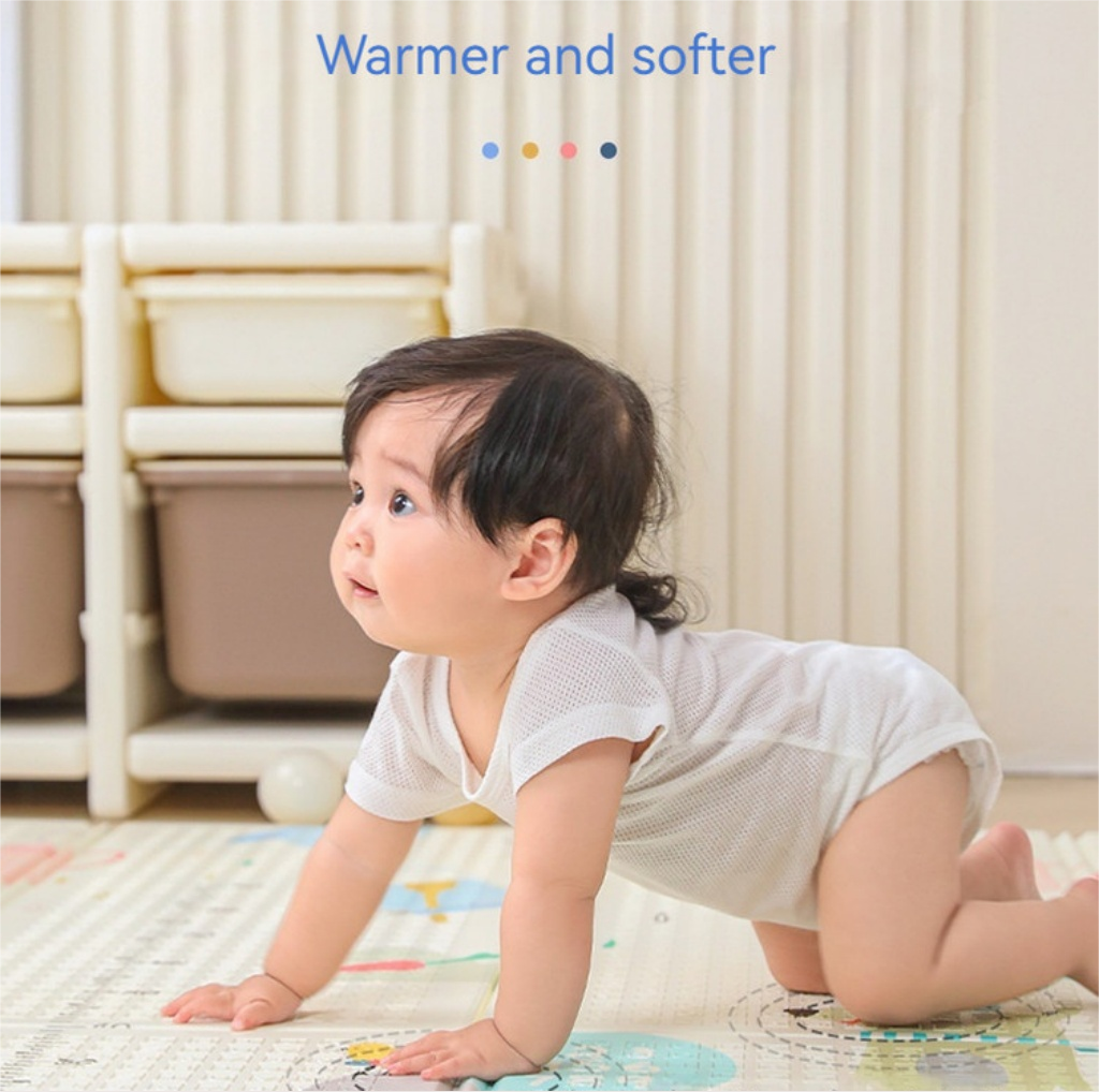 【GraceLife】1CM Foldable Playmat Baby(180*200&180*150CM) Double Sided ...