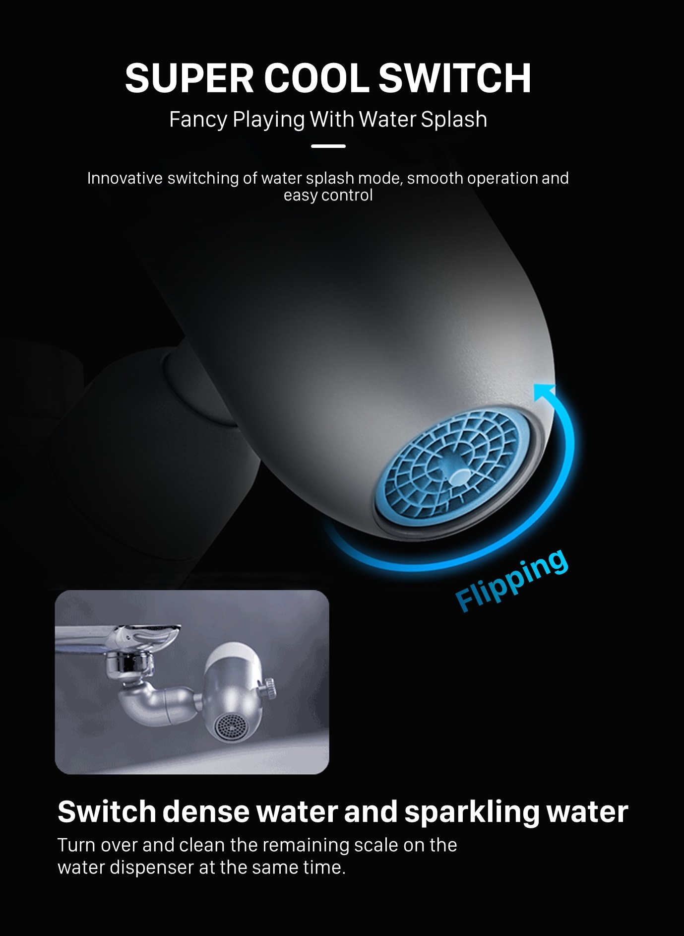 HIGOLD Faucet Universal Rotator Bathroom Wash Basin Aerator Faucet ...