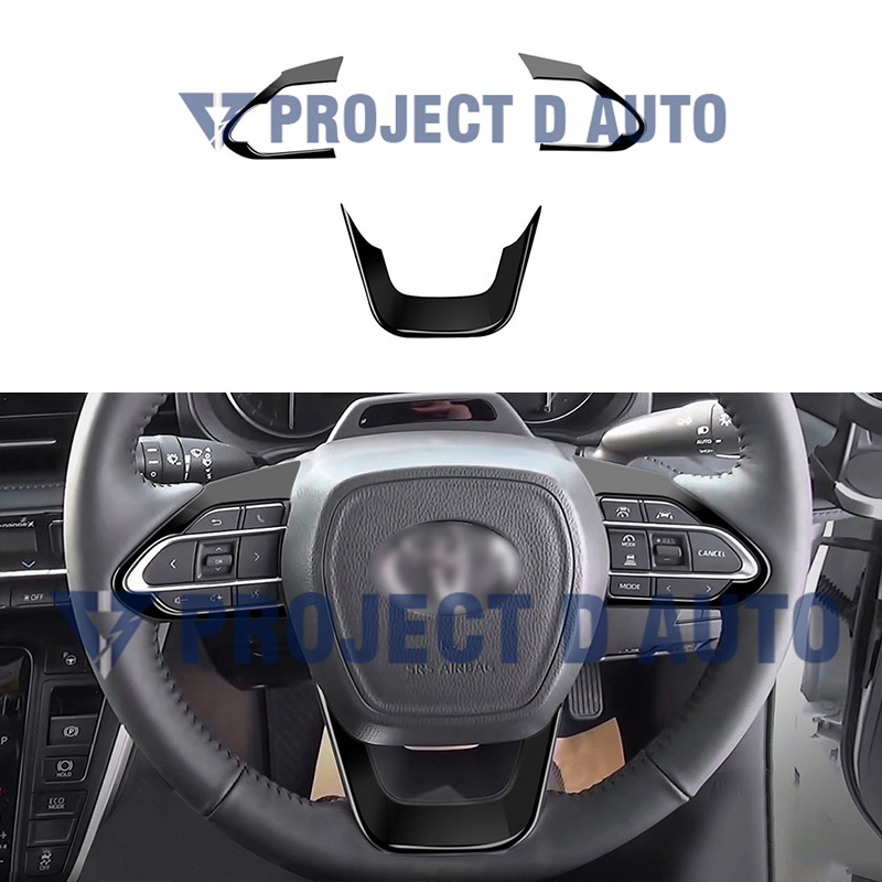 Toyota Innova Zenix (2022-Present)Carbon Fiber steering wheel window ...