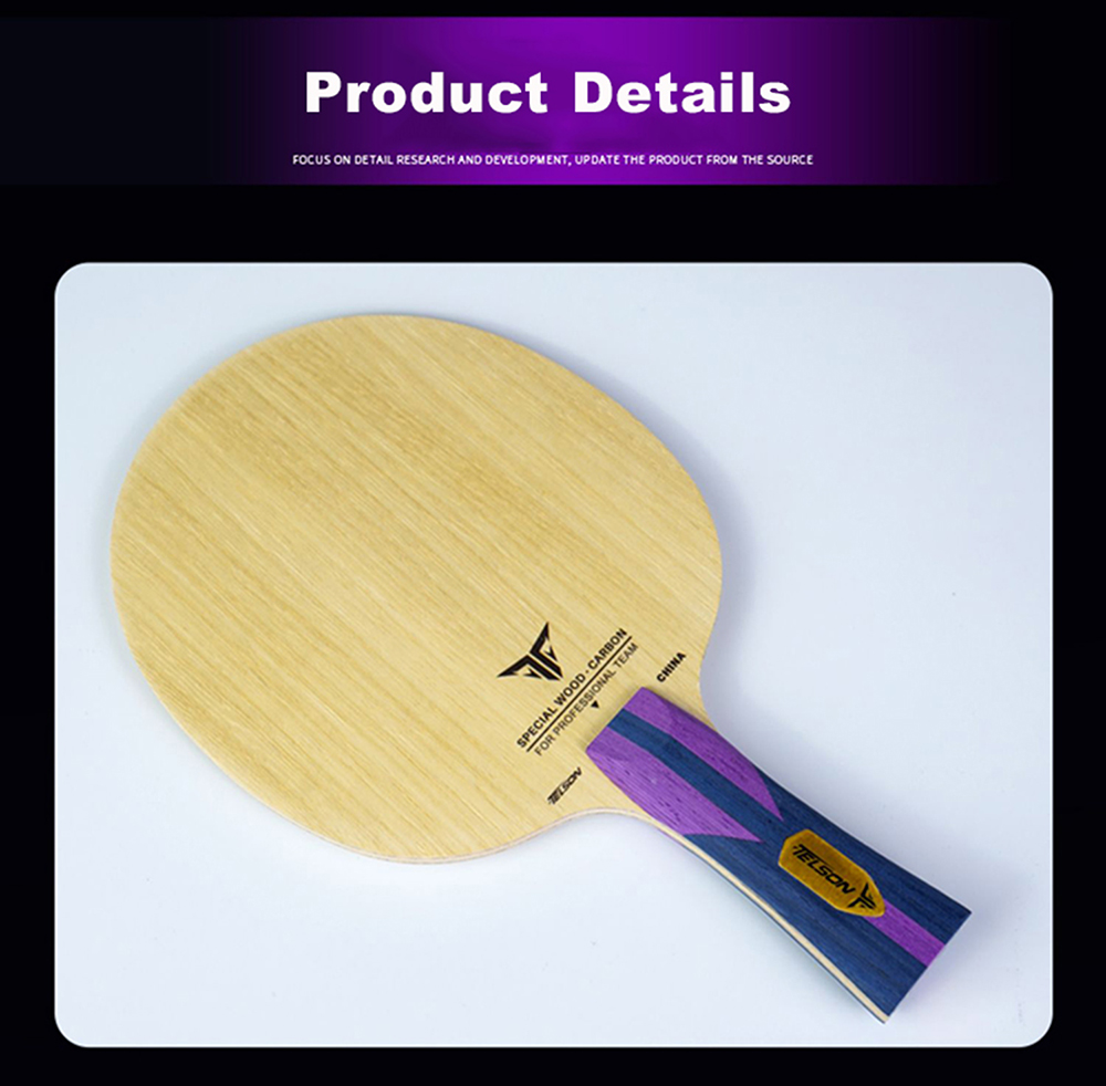 Original Loki TELSON CHINA Table Tennis Blade (5Wood+2Carbon ...