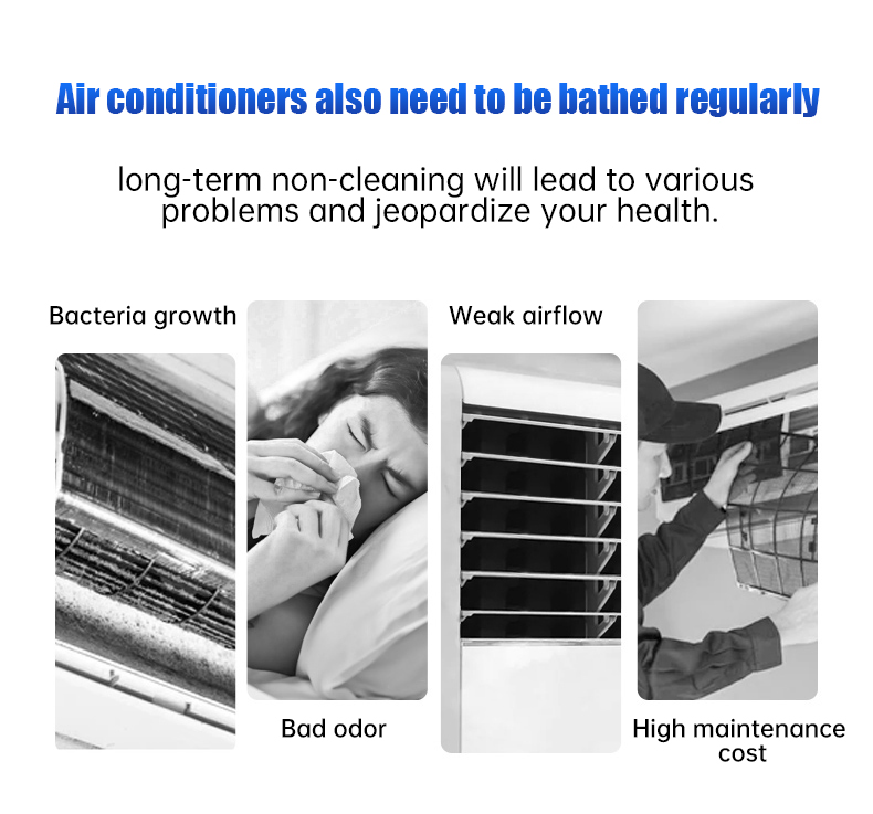It kills 99.9% of bacteria SG Aircond cleaner spray Aircond coil ...